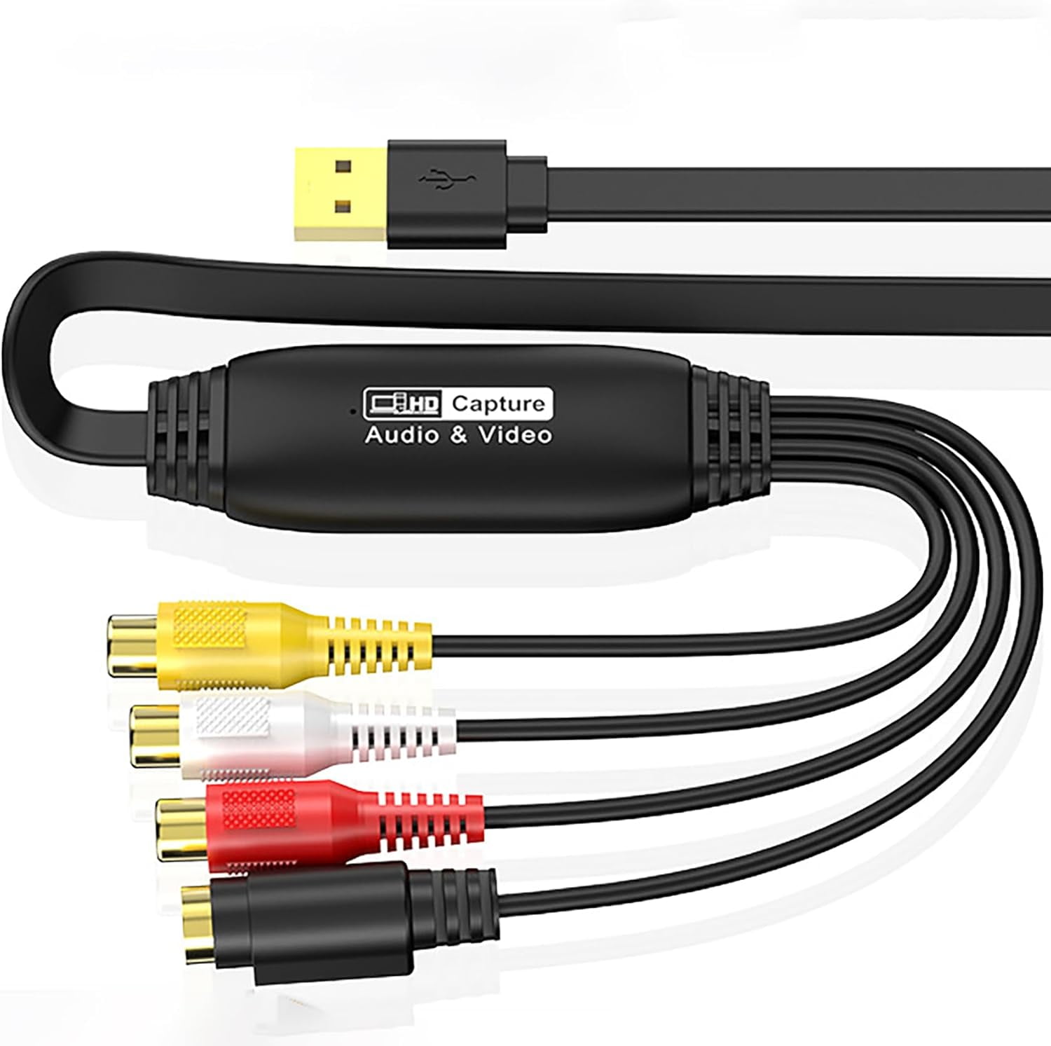 VHS to Digital Converter,Video Capture Card USB 2.0 Audio Video Capture ...