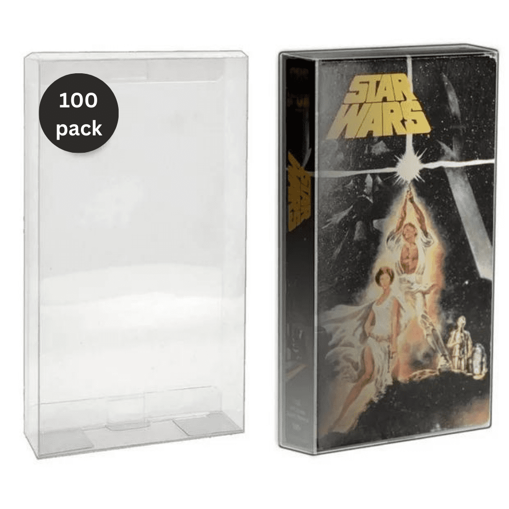 VHS Tape Protector Case | Protective Sleeve for VHS Cassette Original ...