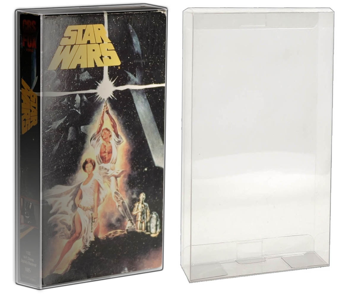 VHS Tape Protector Case | Protective Sleeve for VHS Cassette Original ...