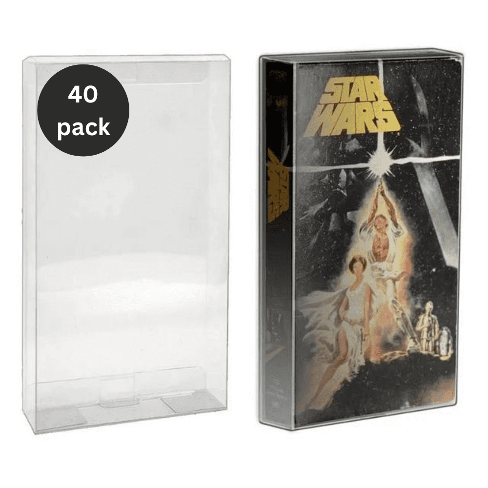 VHS Tape Protector Case | Protective Sleeve for VHS Cassette Original ...