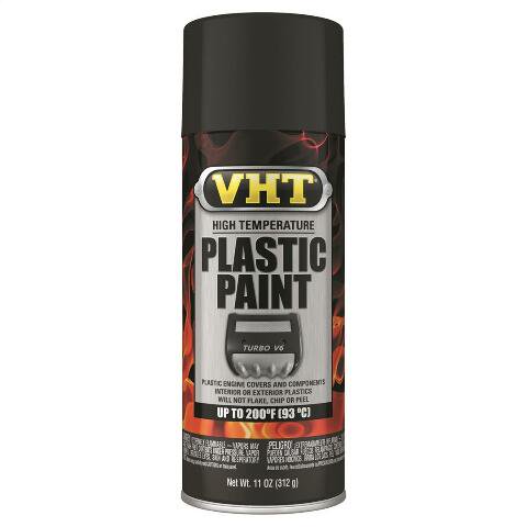 VHT Paint VHT High Temperature Plastic Paint - Matte Black 11 oz ...