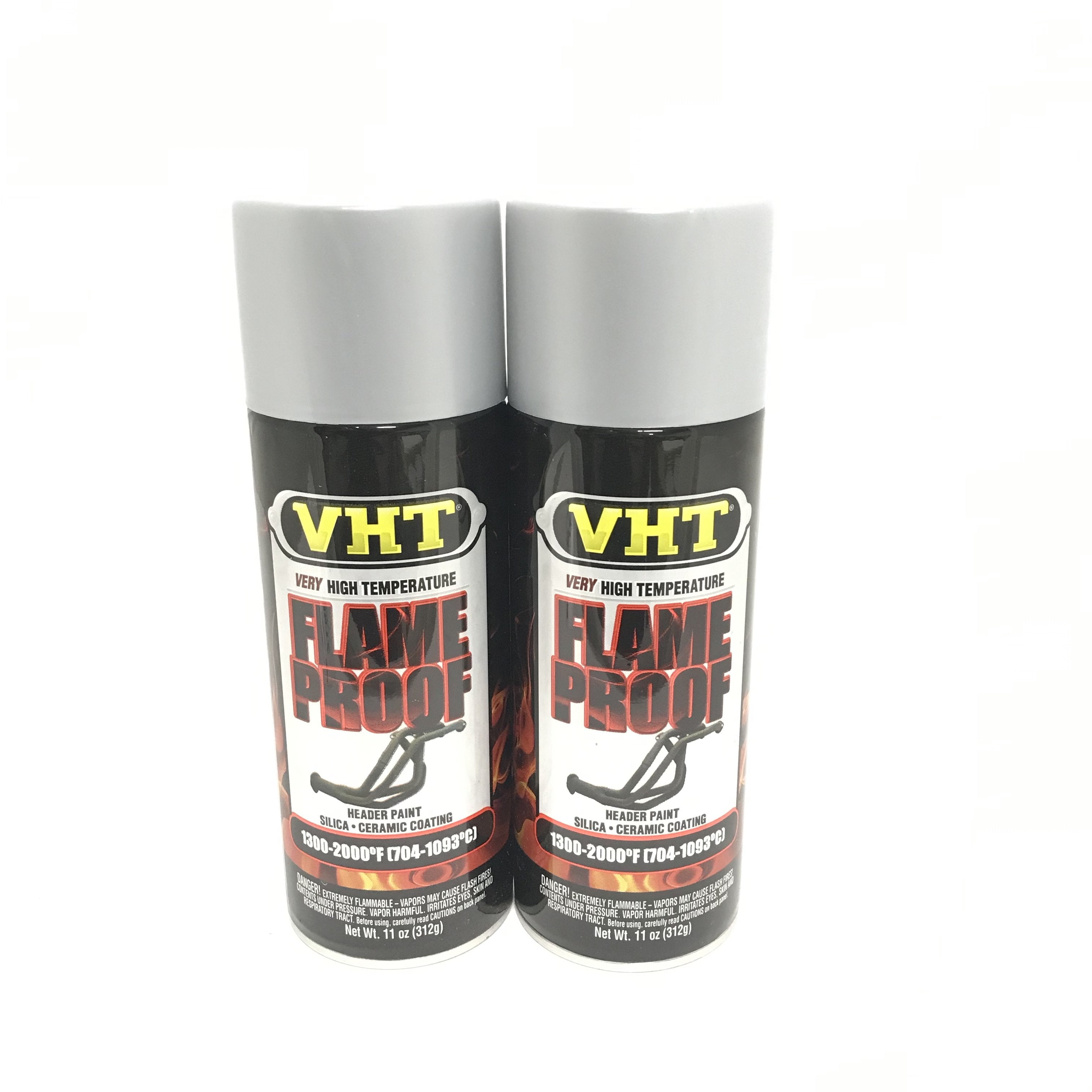 VHT SP117-2 PACK FLAT ALUMINUM High Temperature Flame Proof Header ...