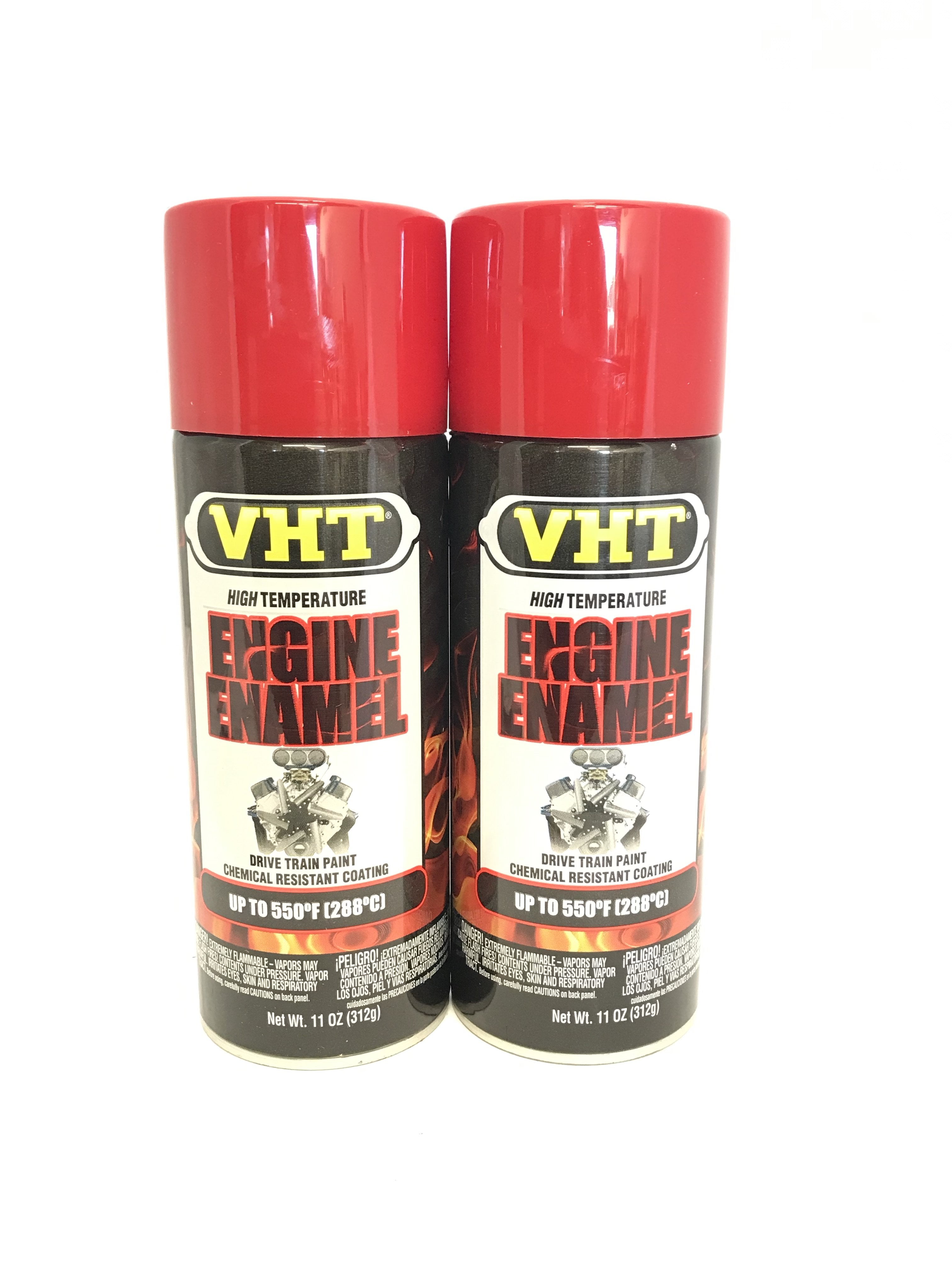 VHT SP121-2 PACK RED Engine Enamel High Heat Drive Train Paint - 11 oz ...