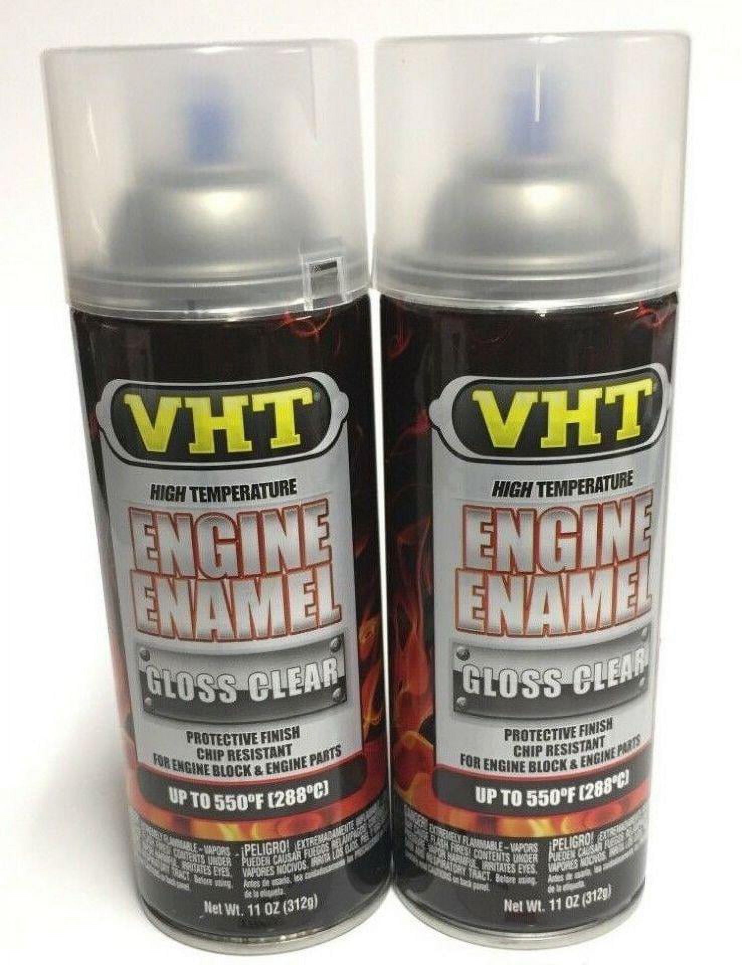 VHT SP145-2 PACK High Temperature Engine Enamel GLOSS CLEAR - 11 oz ...