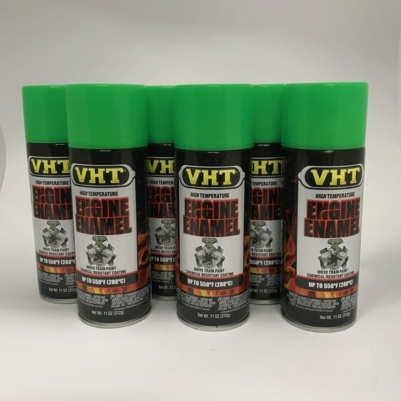 VHT SP154-6 PACK Grabber Green Engine Enamel Superior Heat & Chemical ...