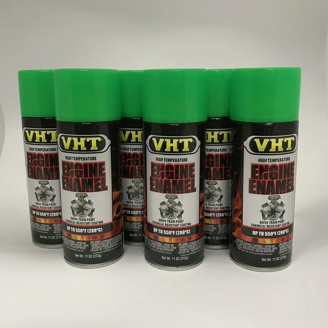 VHT SP154-6 PACK Grabber Green Engine Enamel Superior Heat & Chemical ...