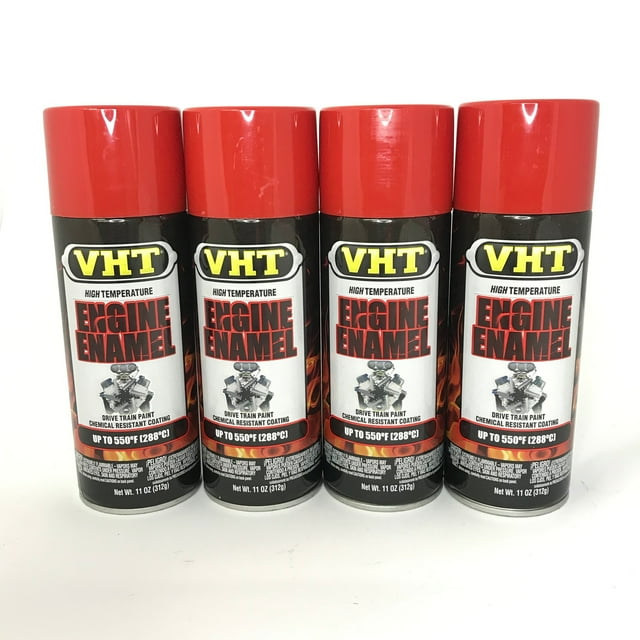 VHT SP155-4 PACK CHRYSLER RED Engine Enamel Superior Heat & Chemical ...
