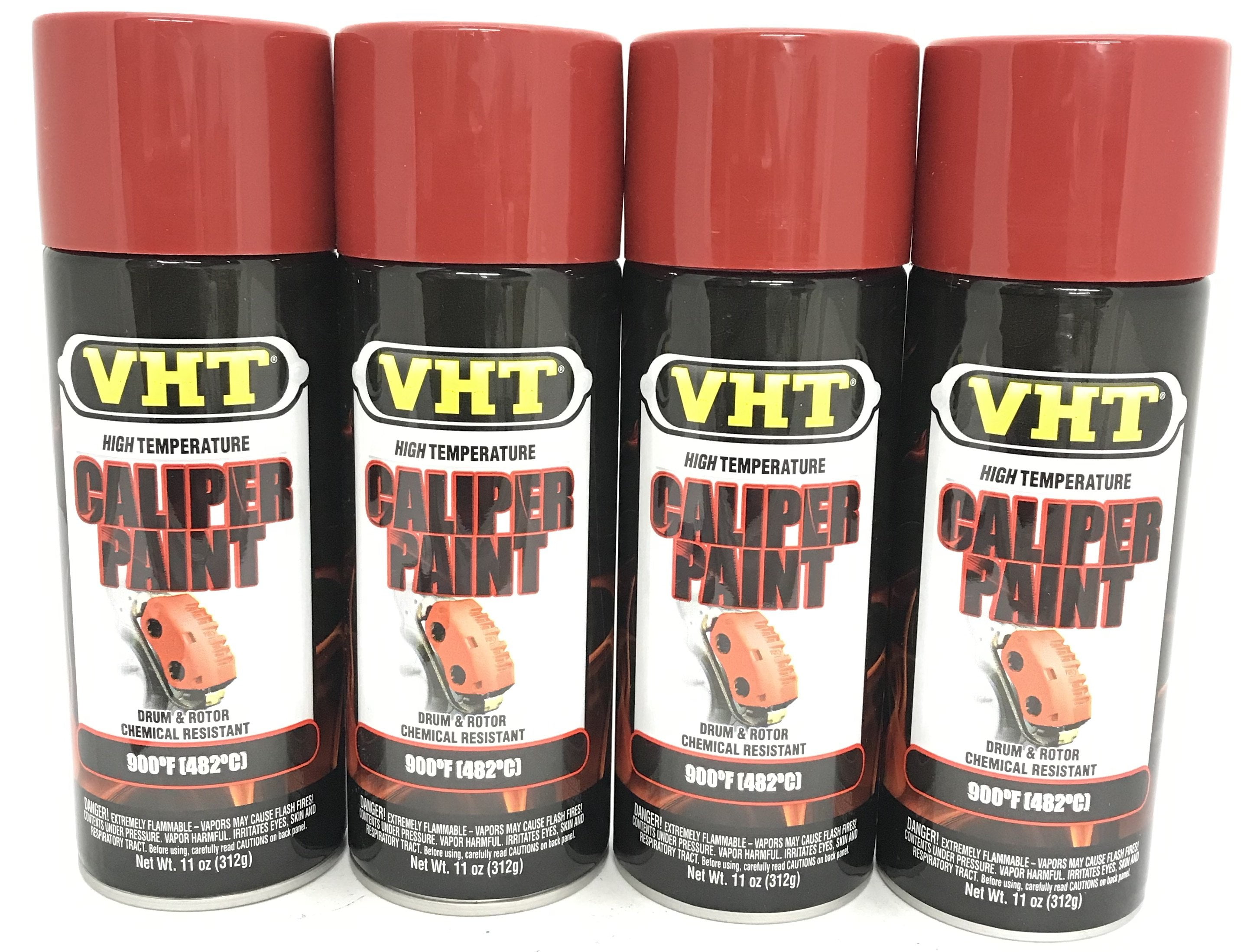 VHT SP731-4 PACK REAL RED Brake Caliper Paint, Drums, Rotors Paint ...