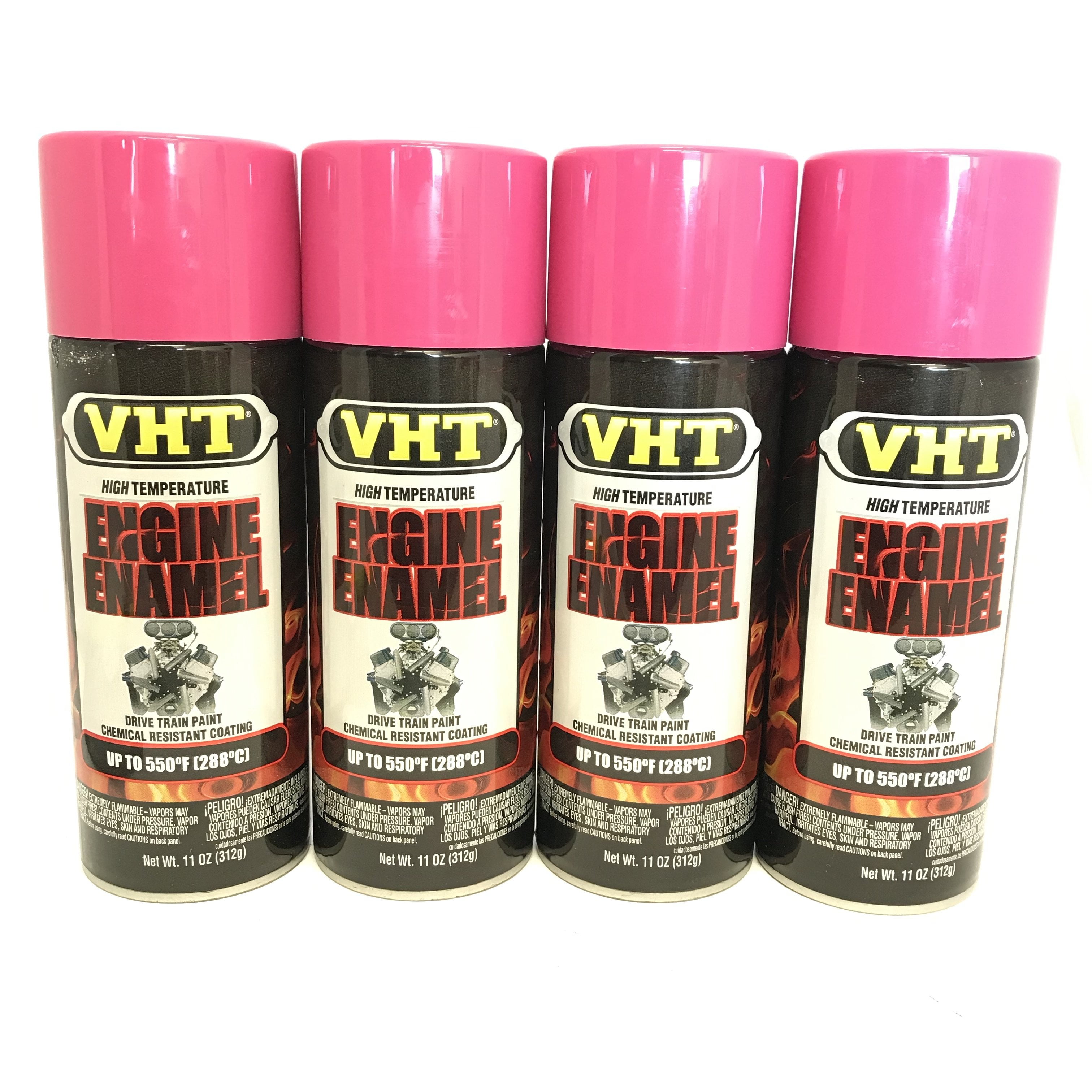 VHT SP756-4 PACK HOT PINK Engine Enamel High Heat Drive Train Paint ...