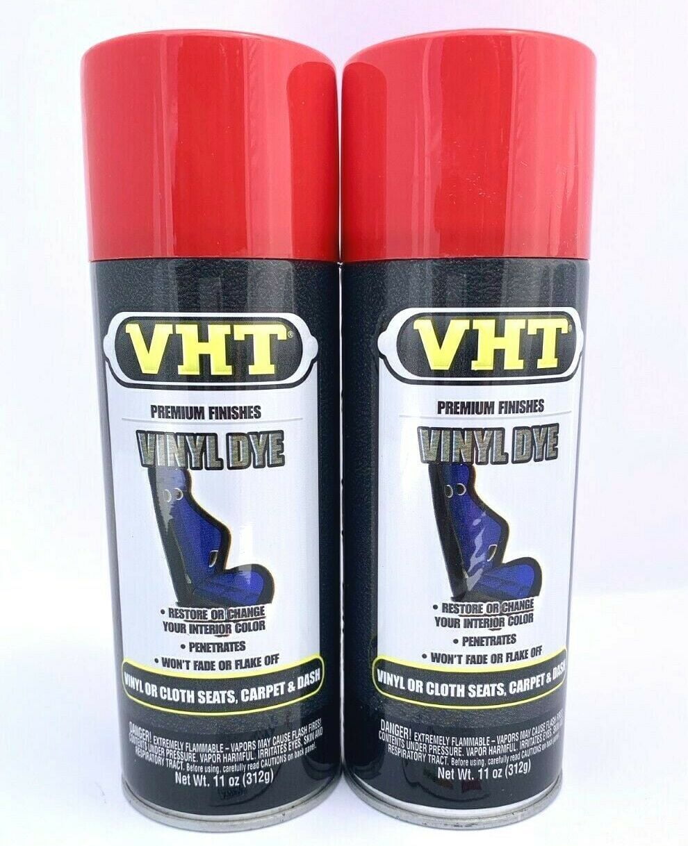 VHT SP962-2 PACK Premium Finish RED Vinyl Dye - 11 oz - Walmart.com