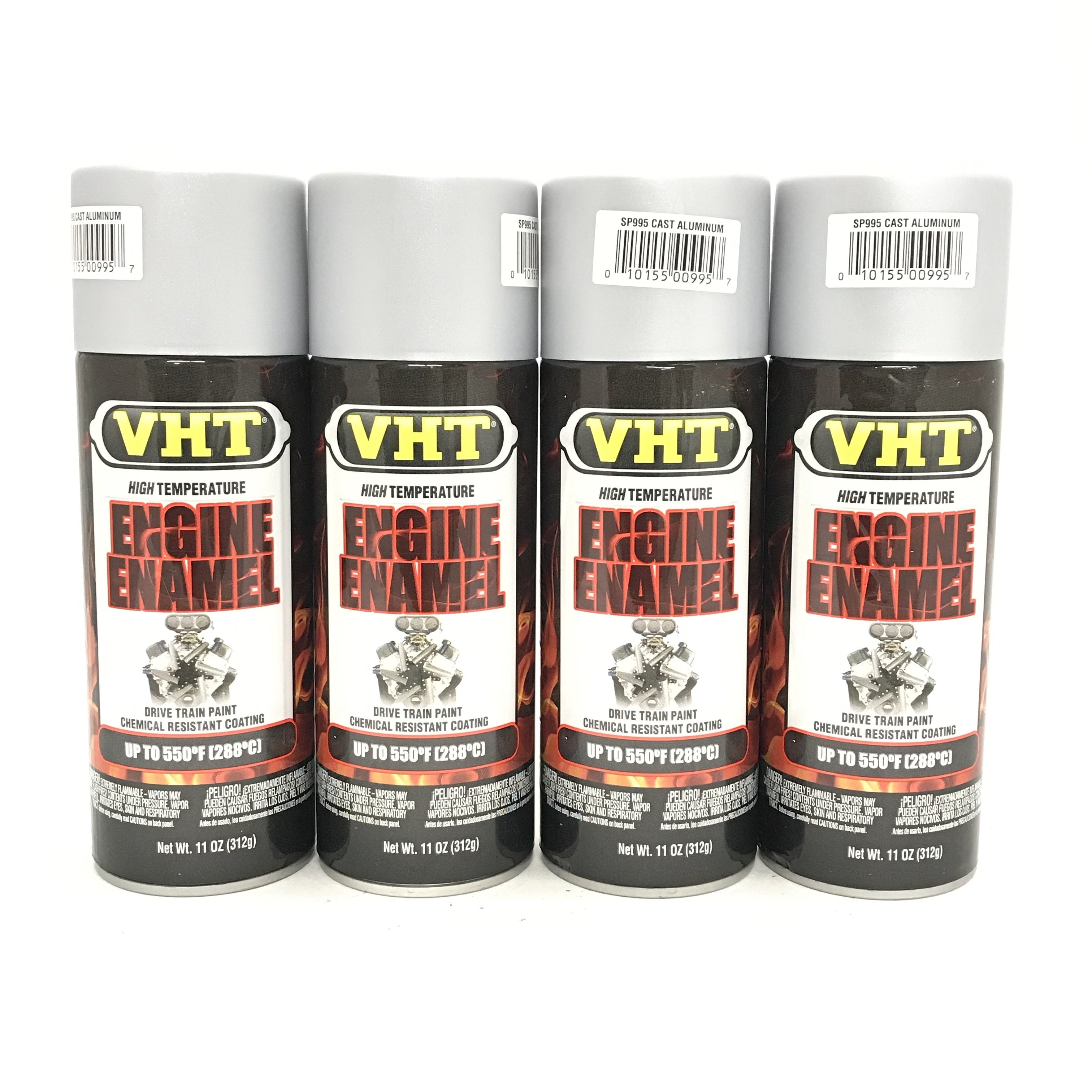 VHT SP995-4 PACK CAST ALUMINUM High Temperature Engine Enamel - 11oz ...