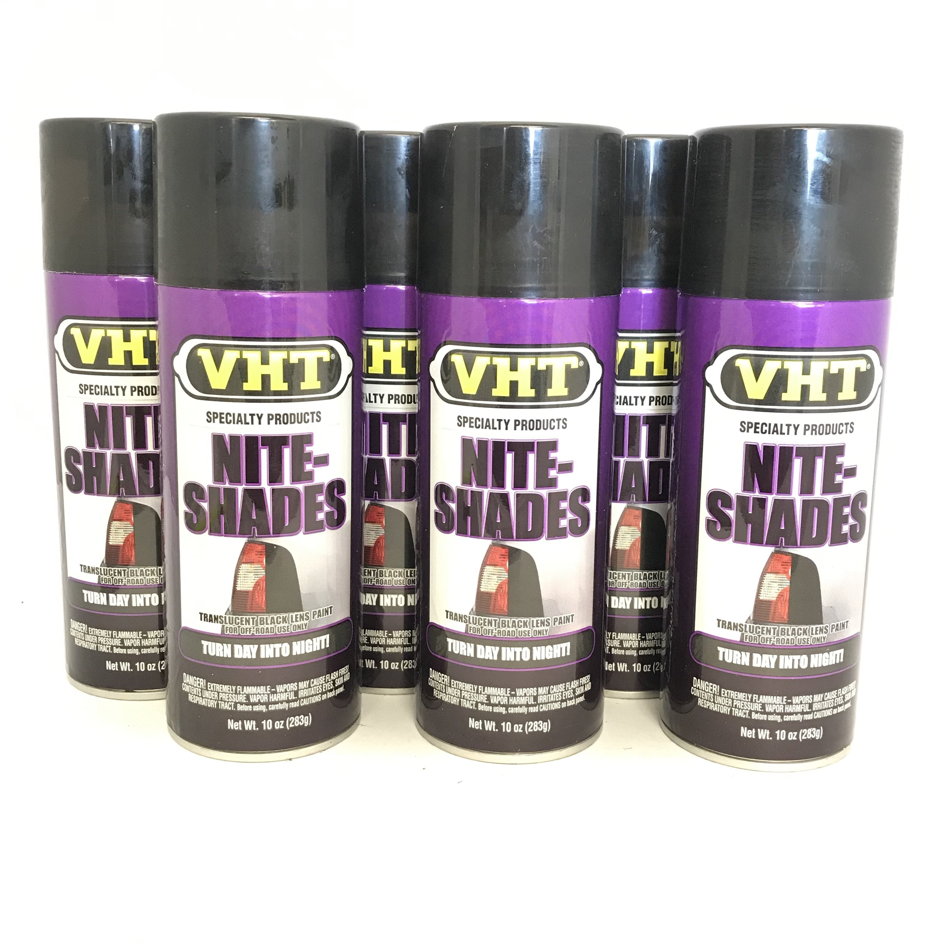 VHT SP999-6 PACK Nite-Shades Black Lens Tinting Paint Blackout Tint ...