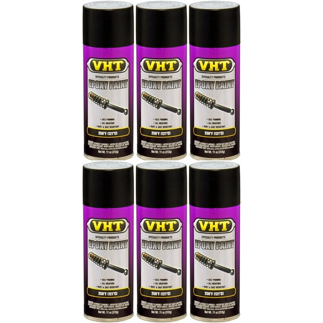 VHT Satin Black Epoxy All-Weather, Rust and Salt Resistant Paints (11 ...