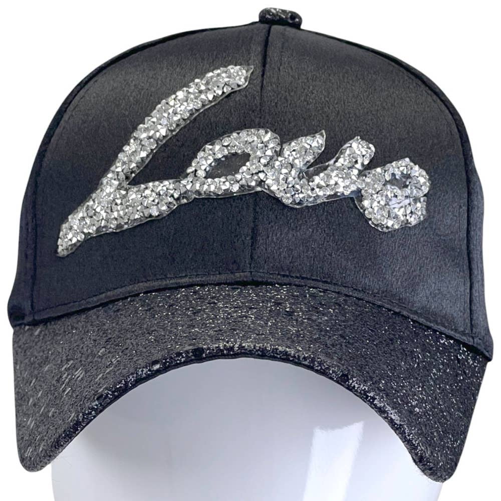 VIA FIORE - Chic Black Love Ii Cap Stylish Baseball Cap - Walmart.com
