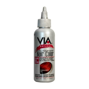 VIA - Natural Semi-Permanent Hair Color CRIMSON 82 - Walmart.com