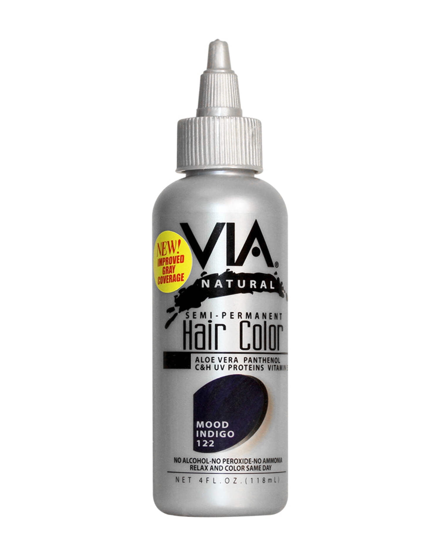 Via Natural Semi-Permanent Hair Color 2oz - Walmart.com