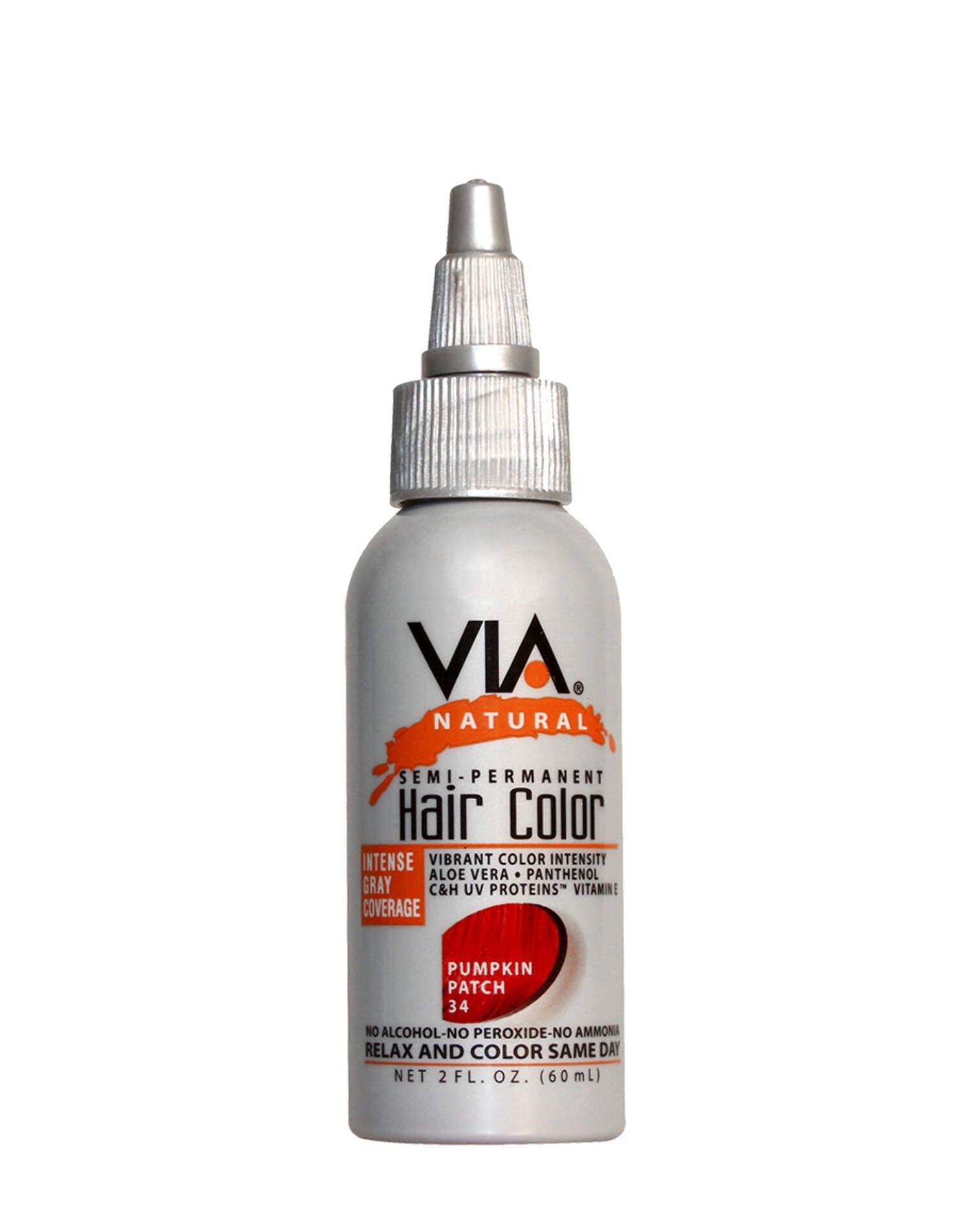 VIA - Natural Semi-Permanent Hair Color PUMPKIN PATCH 34 - Walmart.com
