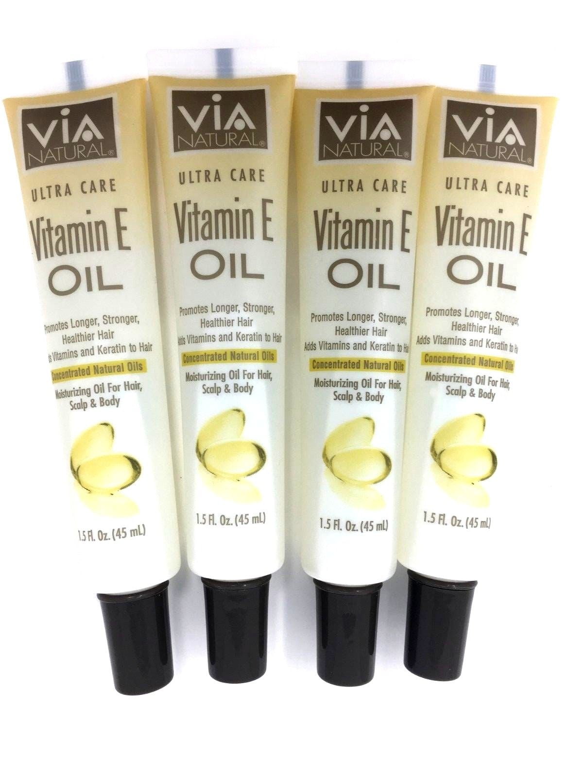 VIA Natural Ultra Care Vitamin E Oil Concentrated Natural Oil 1.5oz ...