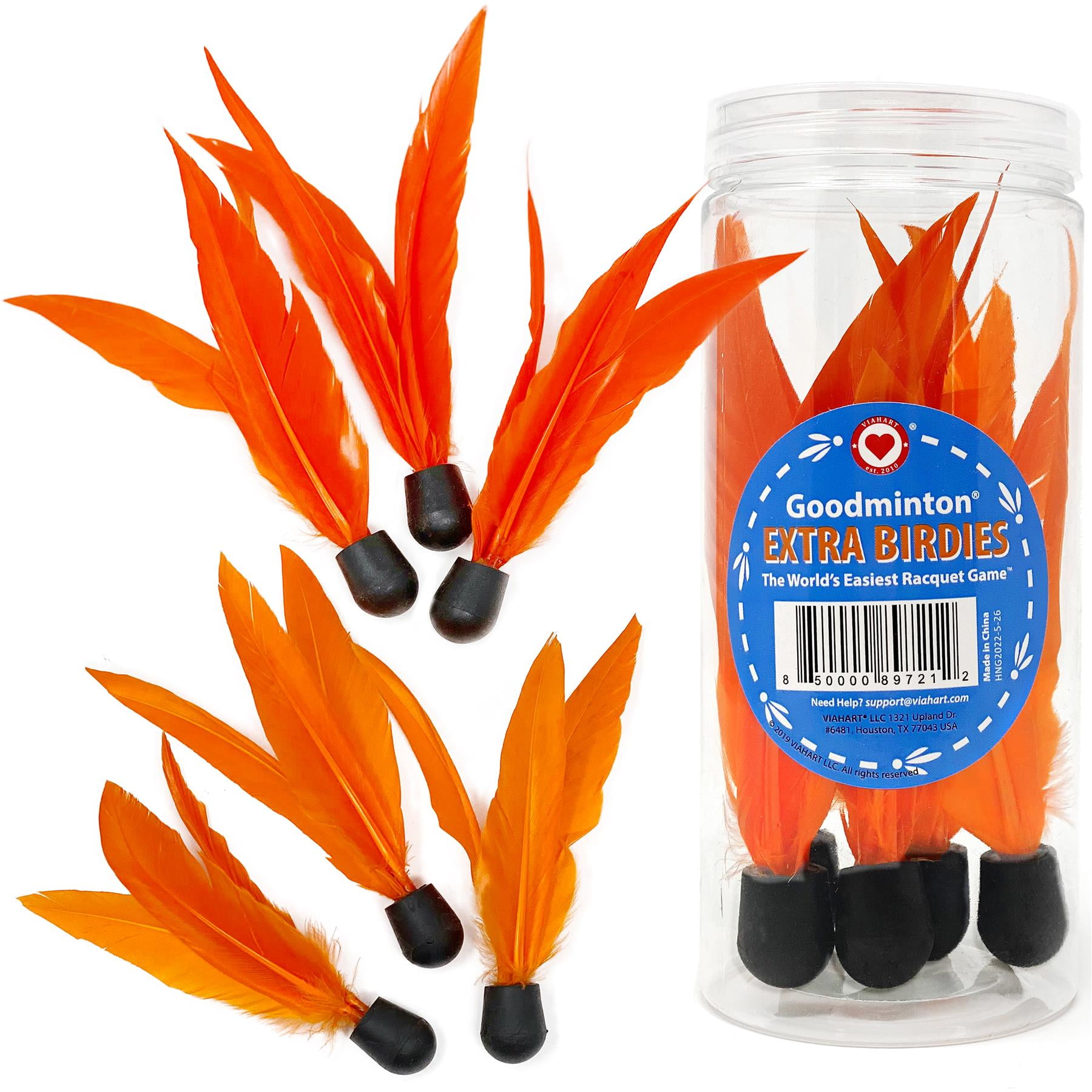 VIAHART Goodminton The World's Easiest Racquet Game, 6 Pieces - Walmart.com