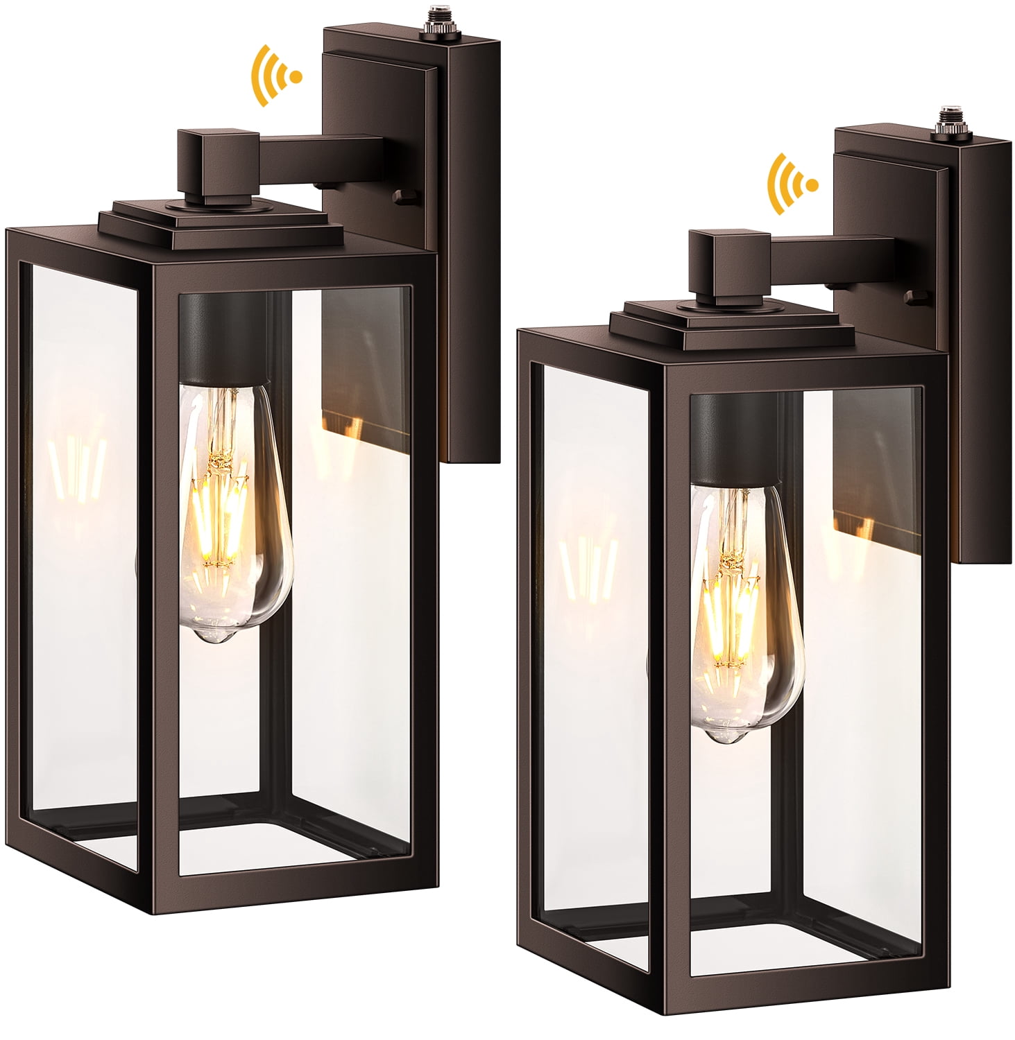 VIANIS 2 Pack Large Dusk to Dawn Exterior Garage Lighting Fixtures, Oil ...