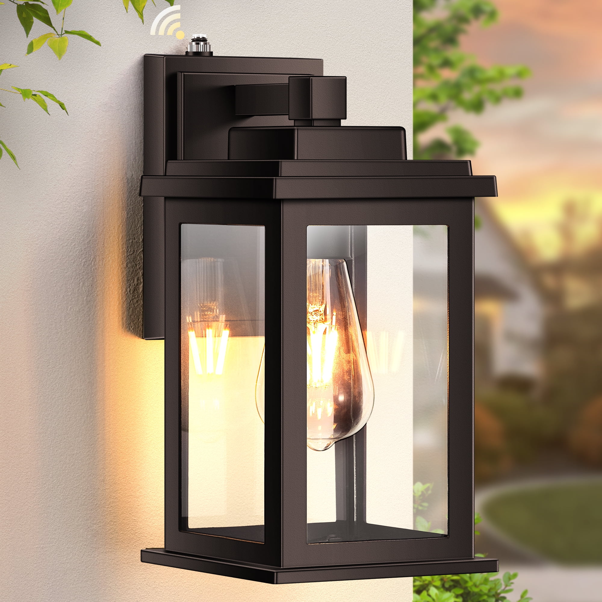 VIANIS Bronze Outdoor Wall Lights, Dusk to Dawn Led Outdoor Light ...