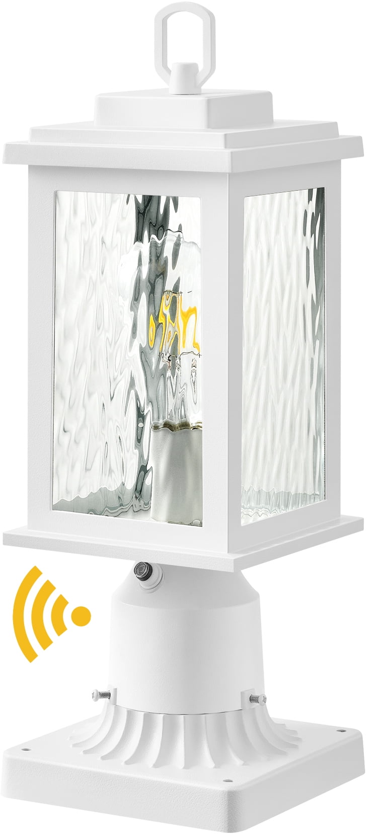 VIANIS Dusk to Dawn Outdoor Post Lights with Pier Mount Base, Modern ...