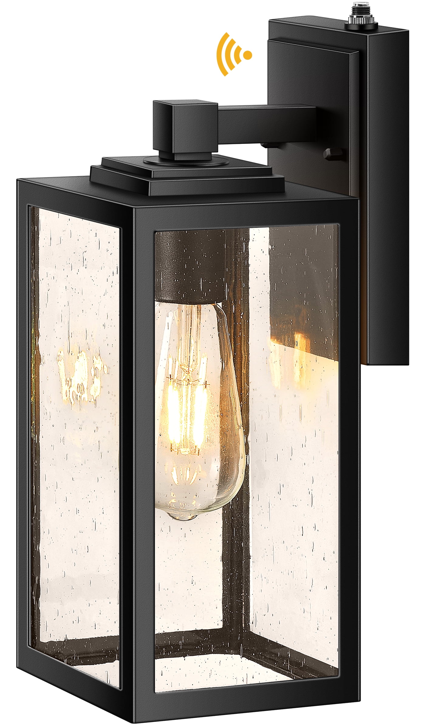 VIANIS Large Outdoor Light Fixtures Wall Mount, Black Dusk to Dawn ...