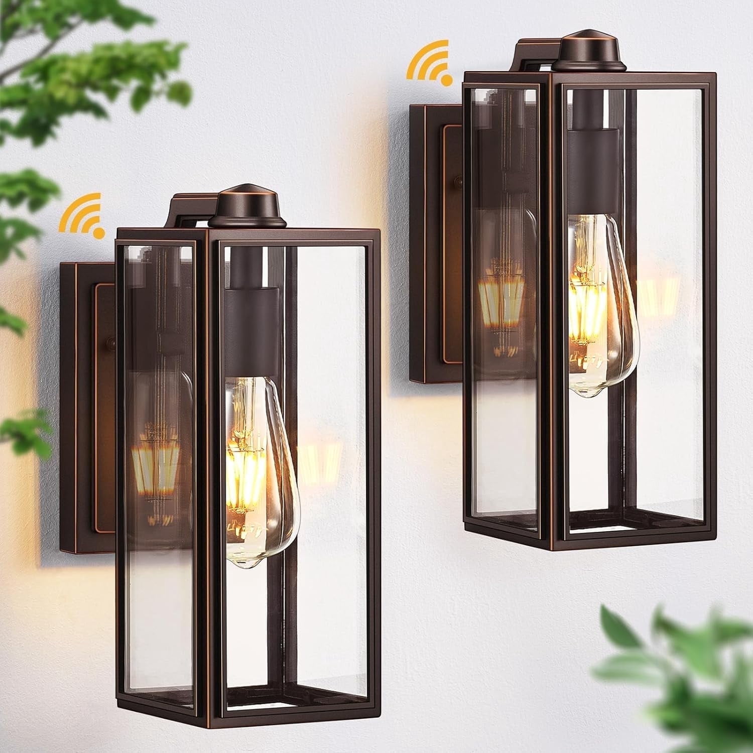 VIANIS Large Outdoor Wall Light Fixtures,Dusk to Dawn Outdoor Wall ...