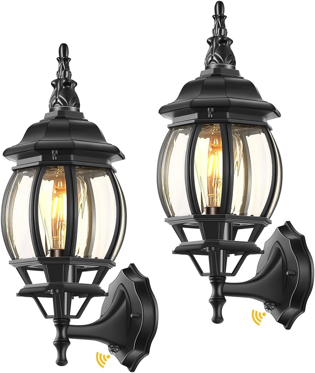 VIANIS Outdoor Garage Lights Wall Mount, Dusk to Dawn LED Outdoor ...