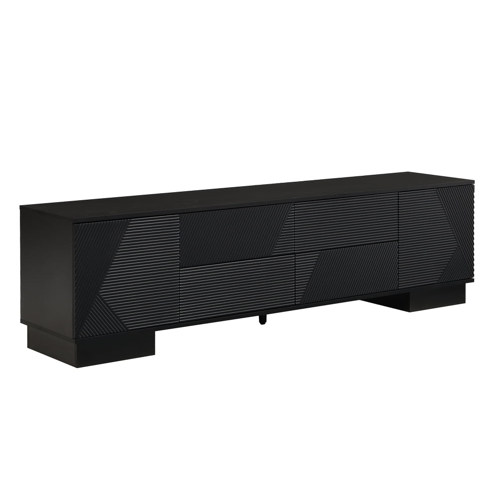 VIBE HAUS 70.8'' Modern TV Stand for TVs up to 75 Inches, Entertainment ...