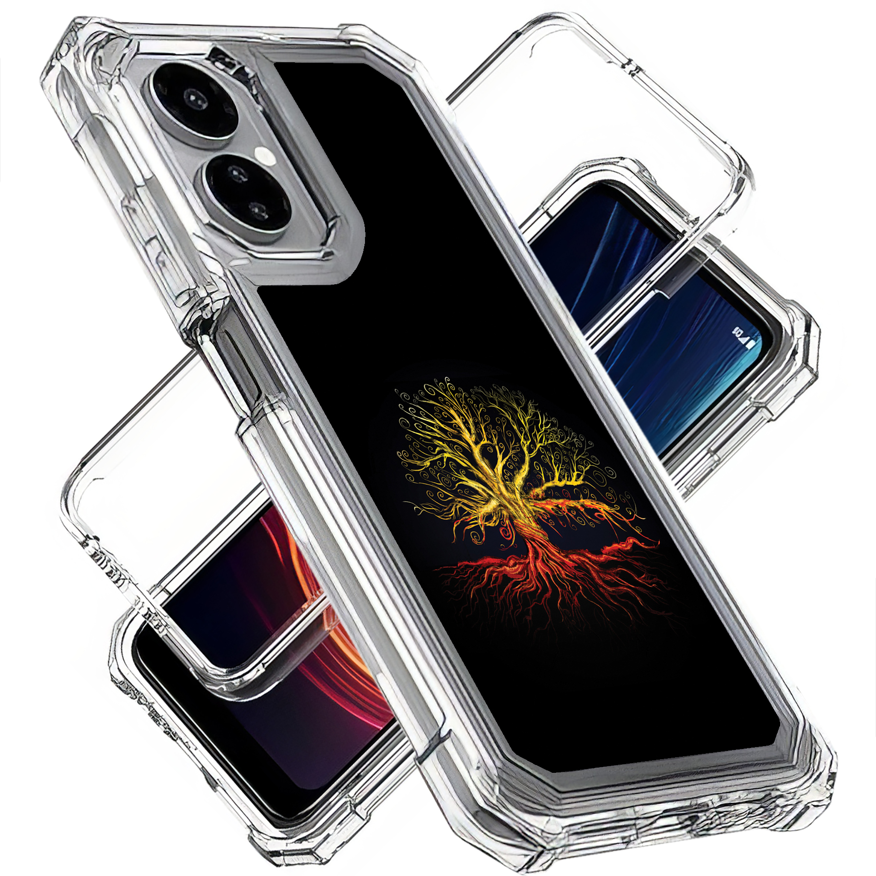 VIBECover Dual-Layer Hybrid Case Compatible for Boost Celero 5G 2024 (3rd), Total Guard Full ...