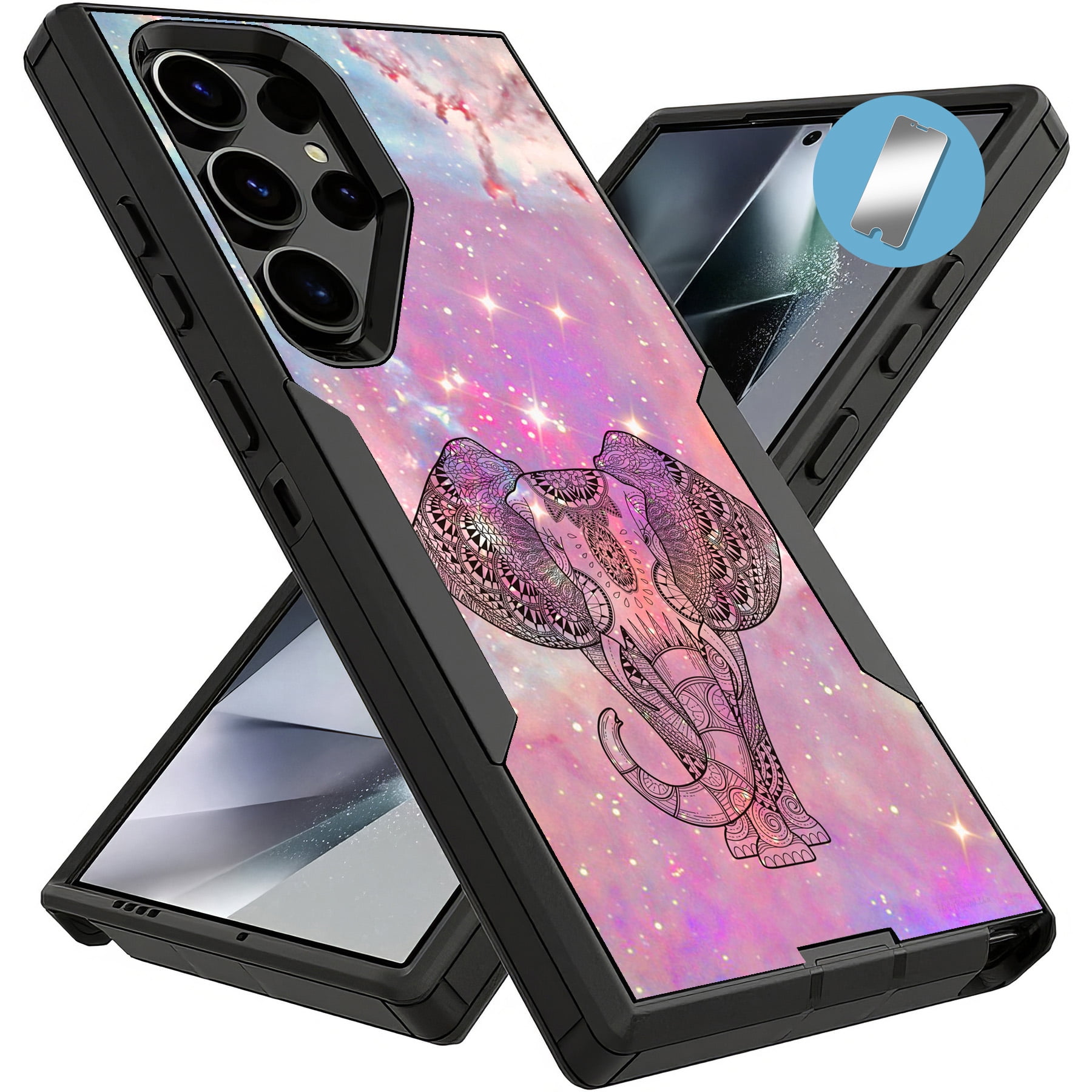 VIBECover Hybrid Slim Case Compatible for Samsung Galaxy S24 Ultra ...