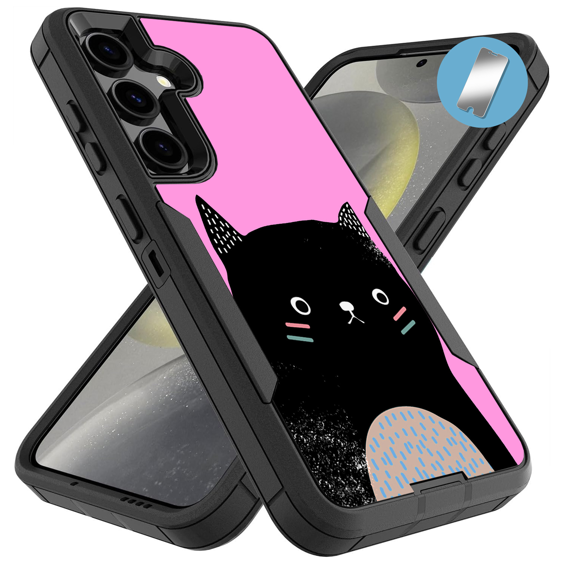 VIBECover Hybrid Slim Case Compatible for Samsung Galaxy S24+ Plus ...