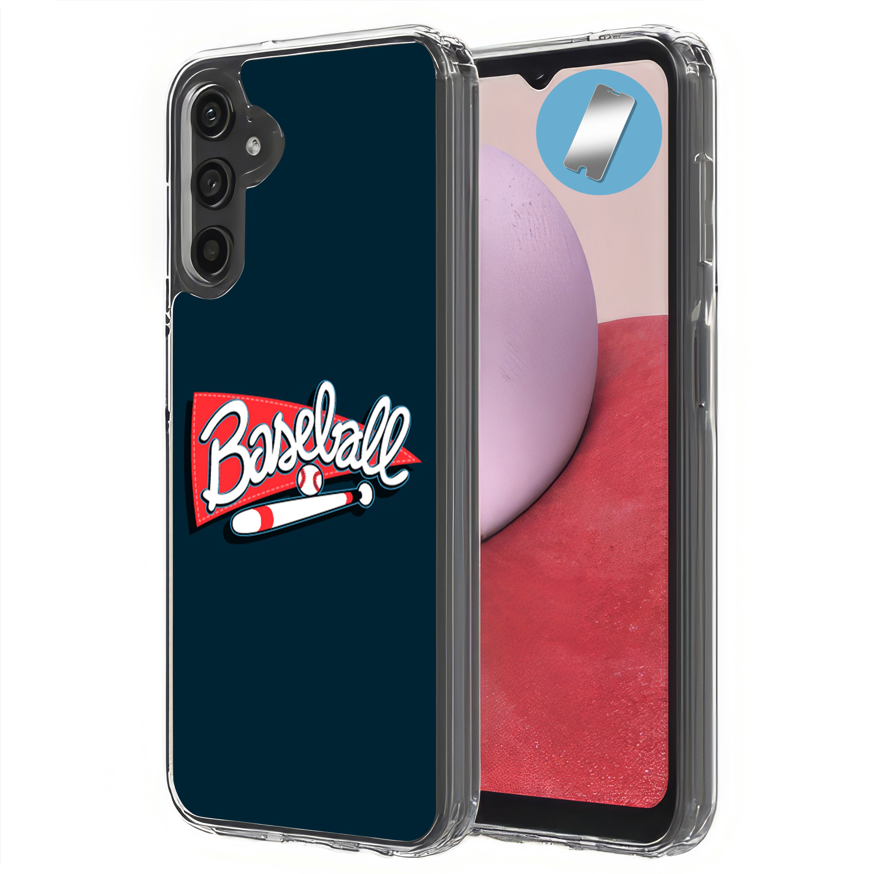 VIBECover Slim Case Compatible for Samsung Galaxy A15 5G/4G, Total Guard Flex Tpu Cover, Glass ...