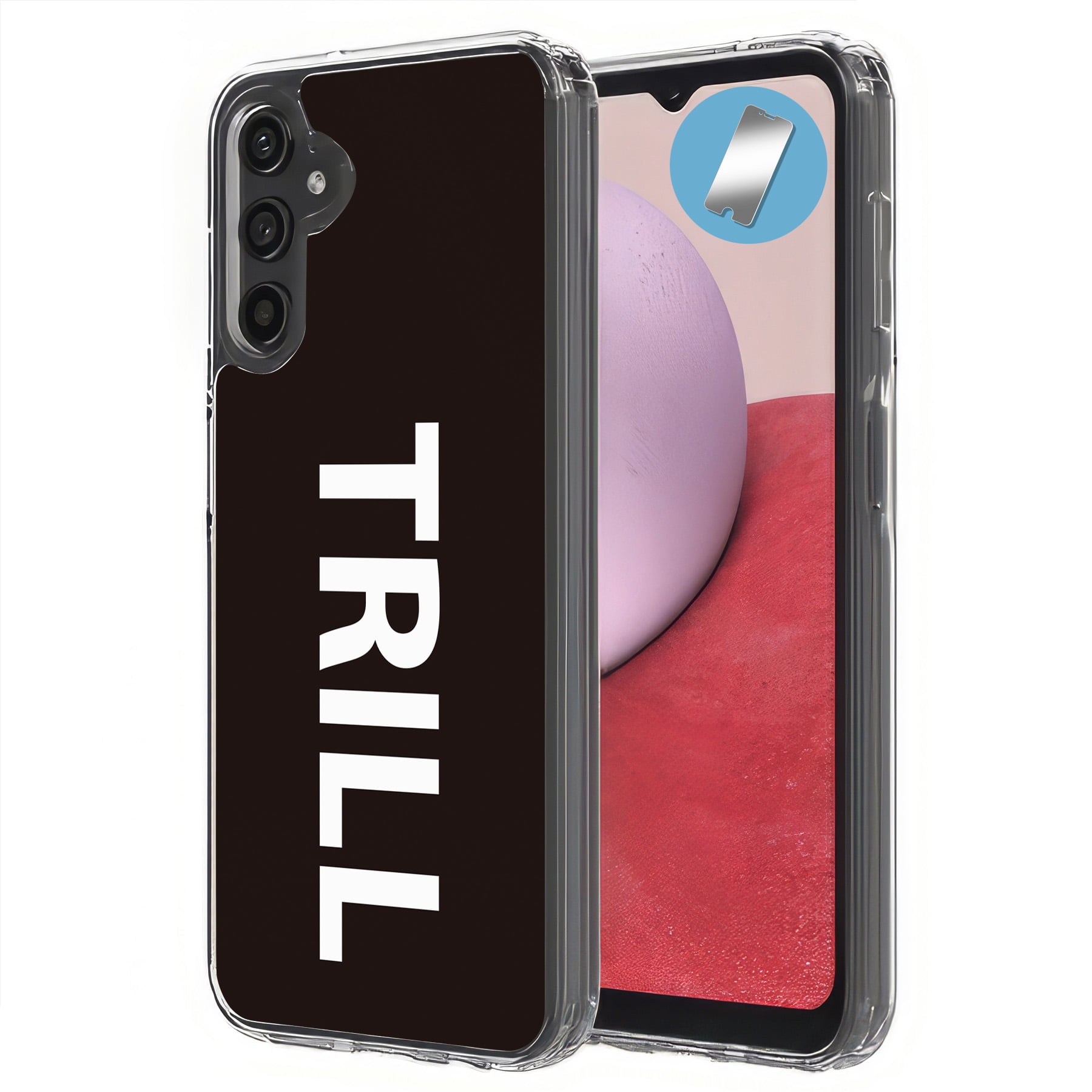 VIBECover Slim Case Compatible for Samsung Galaxy A15 5G/4G, Total Guard Flex Tpu Cover, Glass ...