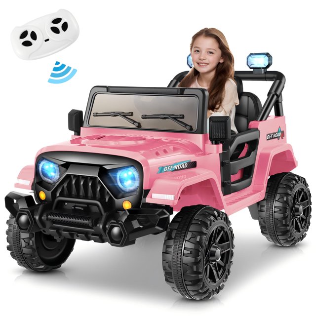 VIBESPARK 12 Volt Kids Ride on Truck Car Remote Control, 2X35W Motors ...