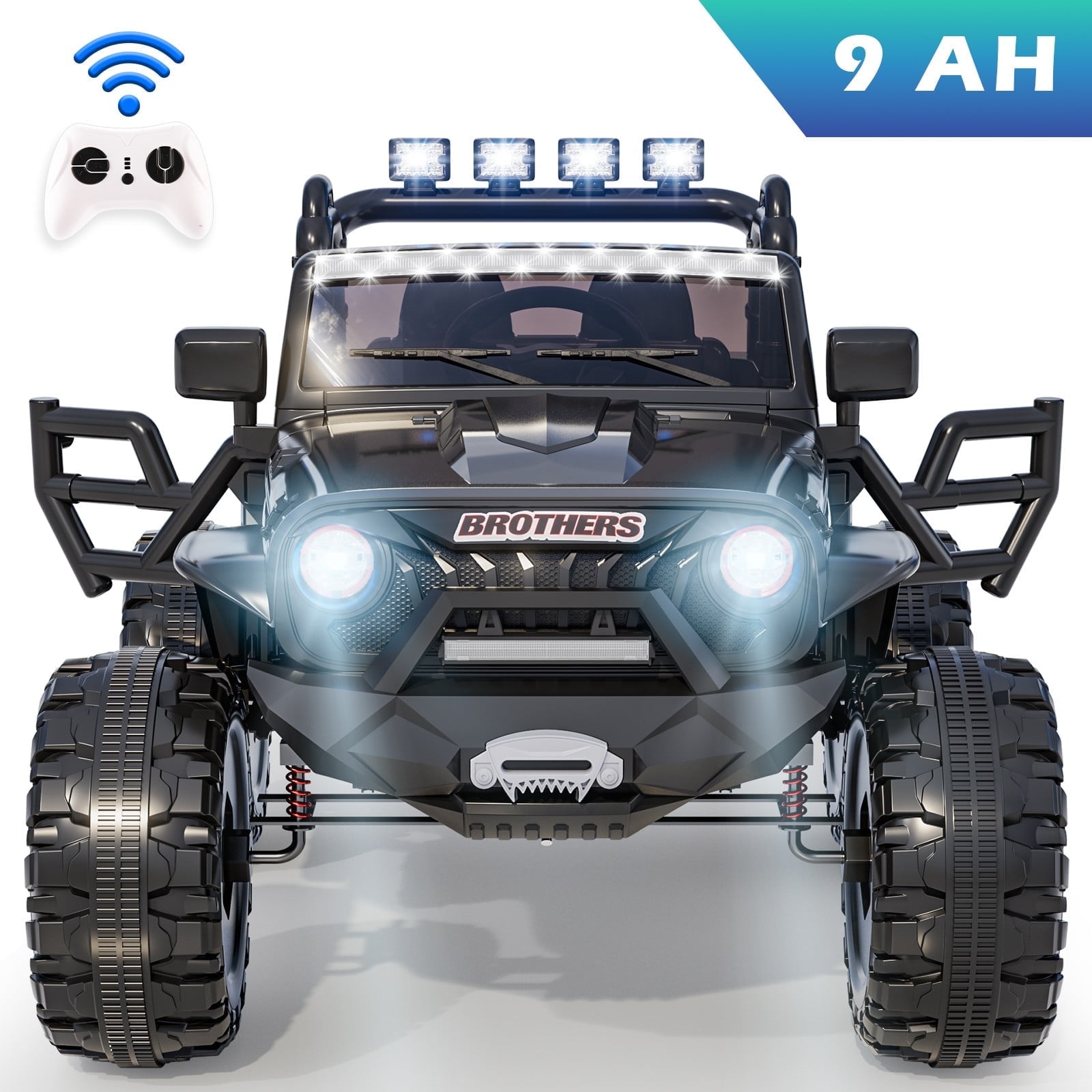 VIBESPARK 24V 9AH Ride on Toys 2-Seater Ride on Cars with Remote ...