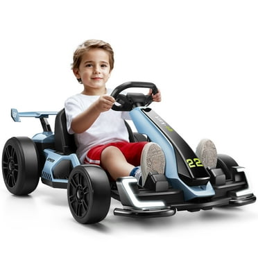 24V Kids Go Kart 300W Powerful Drift Kart Electric Pedal Cart for Kids ...