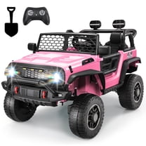 Joyracer 24V Ride on Car w/ Remote Control, 4WD Powered Electric Off ...