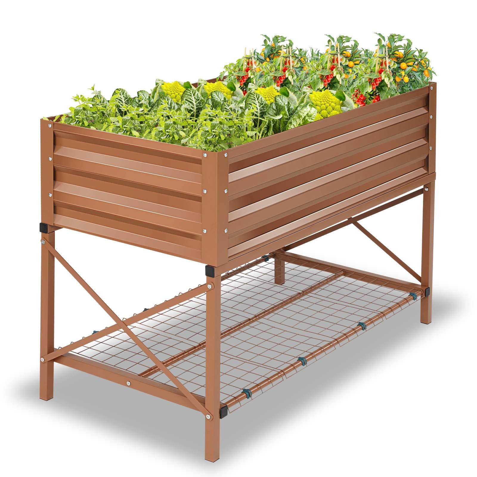 Adams 36" Deluxe Garden Planter-Earth Brown - Walmart.com