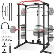 UPGO Power Cage,1200lbs Multi-Function Power Rack with Lat Pulldown and ...
