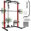 ULTRA FUEGO Power Cage - Multi-Functional Rack with J-Hooks, Dip ...