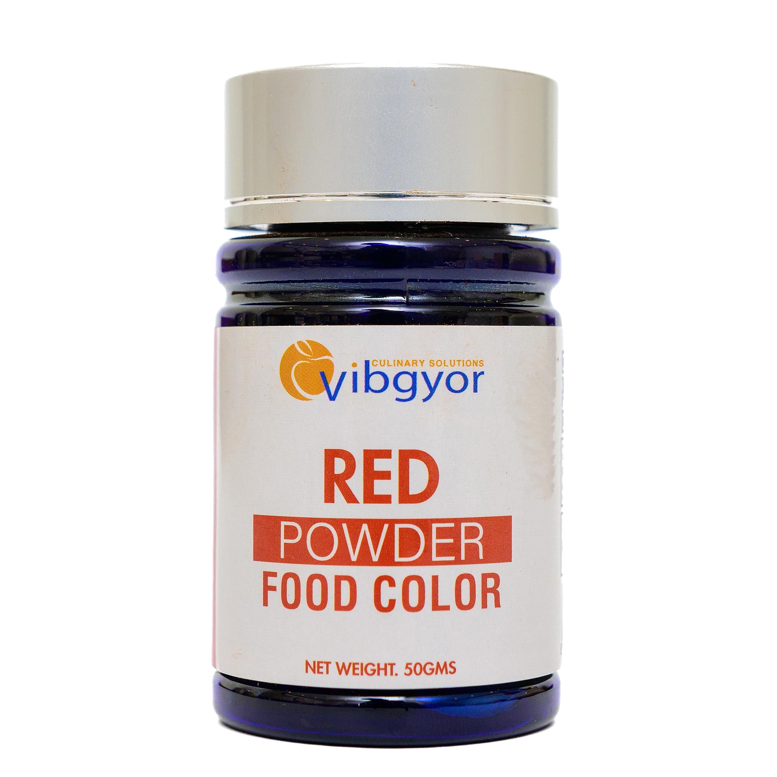 VIBGYOR Brilliance Red Powder Food Coloring BSL1 - Single Jar (50g ...