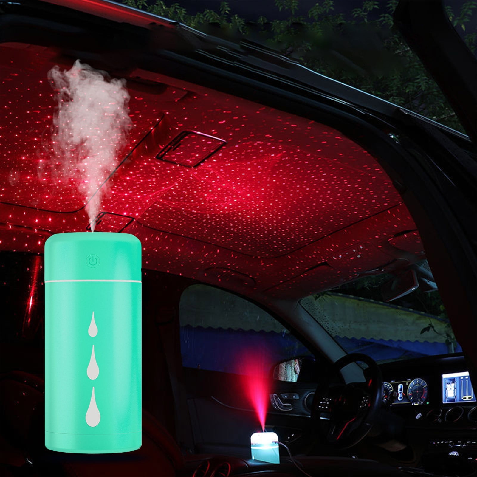 VIBHOME Humidifier Car Humidifier Atomized Aromatherapy Car Purifier ...