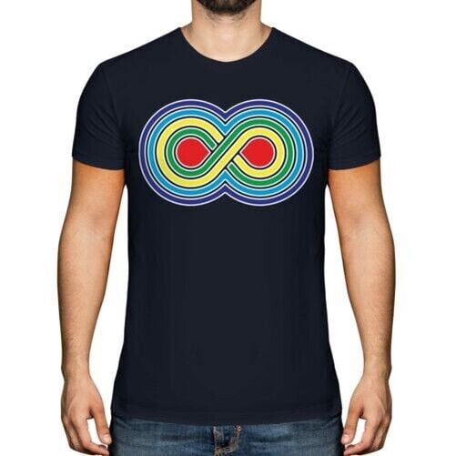 VIBRANT INFINITY SYMBOL MENS T-SHIRT TEE TOP GIFT LOGO TRADITIONAL ...