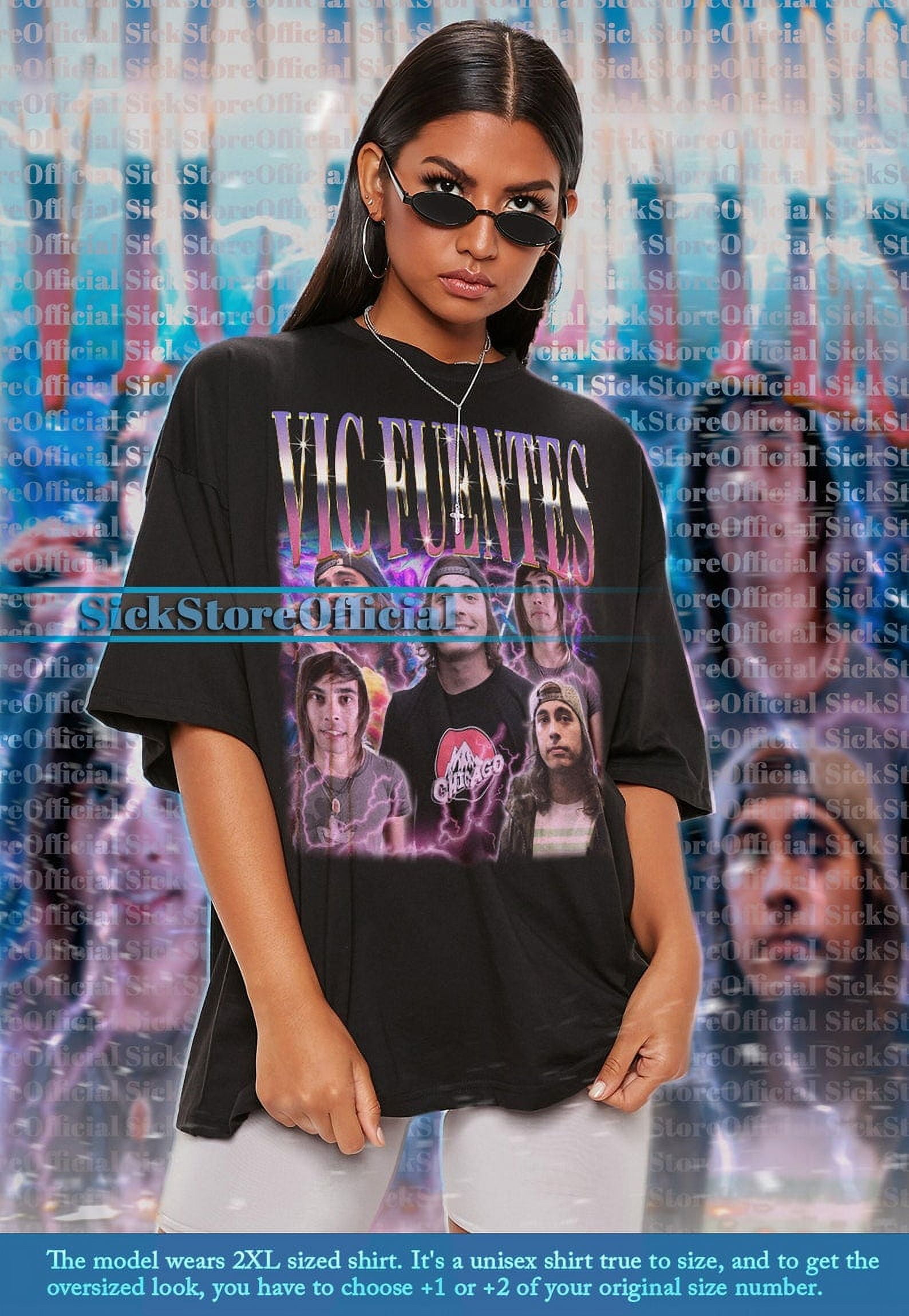 VIC FUENTES Vintage Shirt, Vic Fuentes Homage Tshirt, Vic Fuentes Fan ...