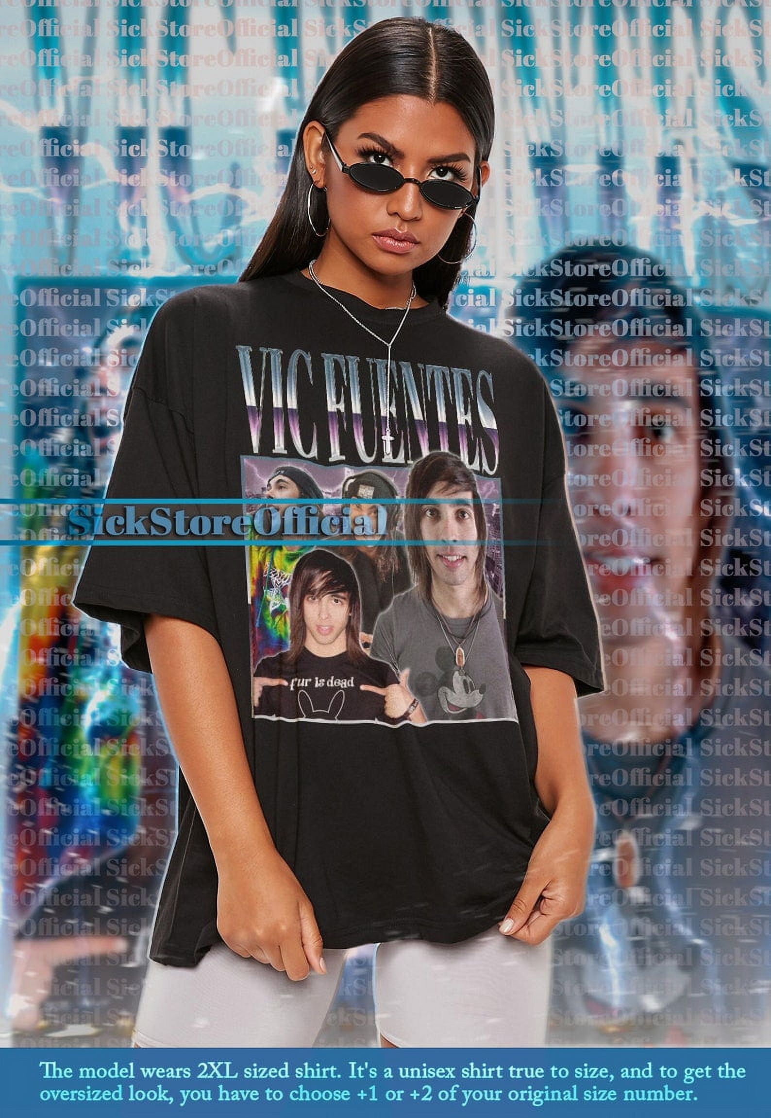 VIC FUENTES Vintage Shirt, Vic Fuentes Homage Tshirt, Vic Fuentes Fan ...