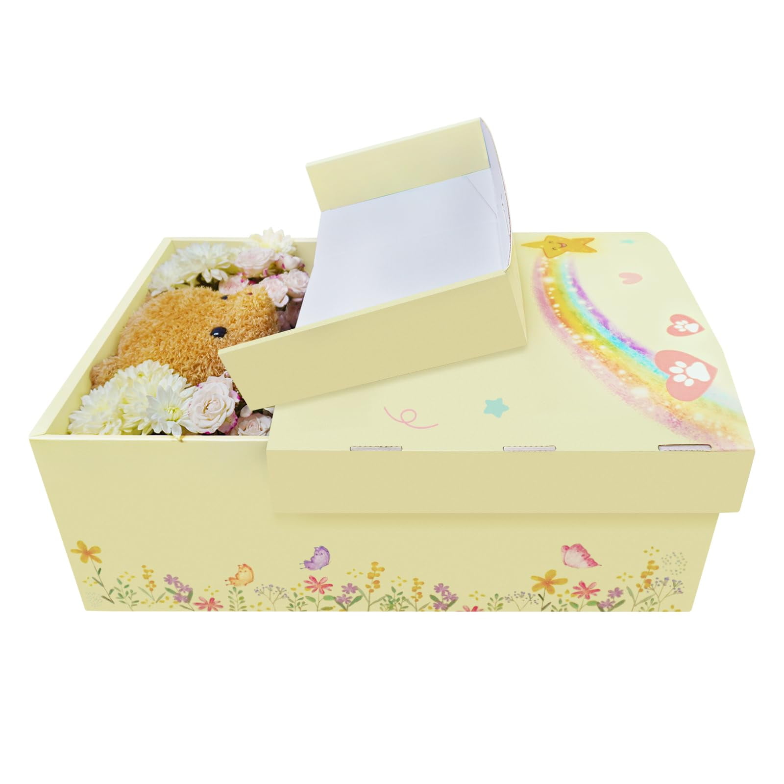 VICHERIA Pet Casket, Dog Casket, Cat Casket, Eco-Friendly Burial Box ...