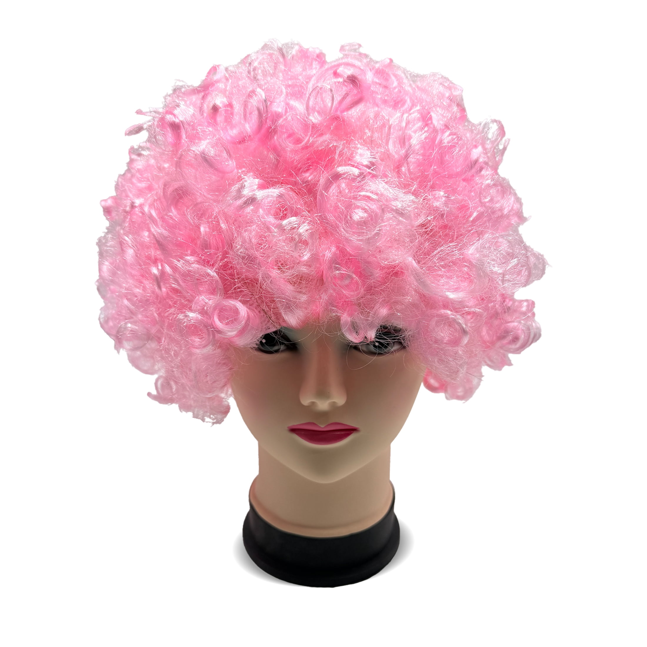 VICHVVY Wigs Party Funny Clown Hair Football Fan Hair Wig Wigs Human ...