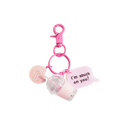 Claire's Pink Glitter Filled Butterfly Keychain - Walmart.com